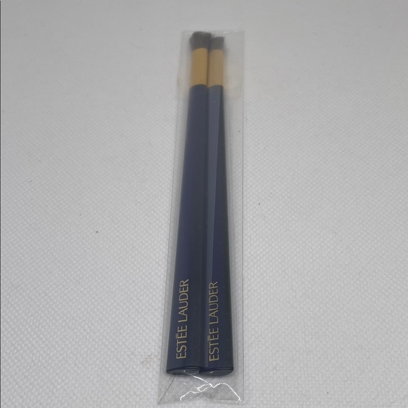 Estee Lauder | Makeup | Estee Lauder Blue And Gold Brush Duo | Poshmark